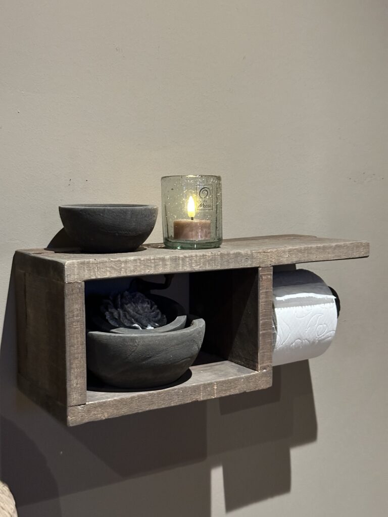 Wc Rolhouder Driftwood - 't Houten Höfke